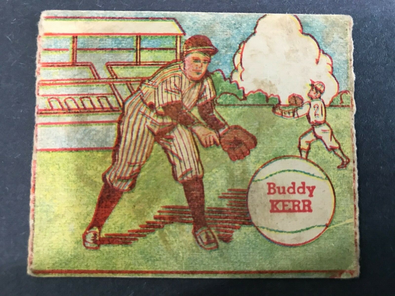 1949 R302-2 MP & Co. Buddy Kerr #102 Boston Braves VG/EX? | eBay