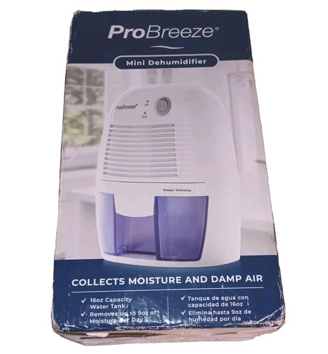Pro Breeze® Mini Dehumidifier PB-02-US for Home RV Garage Quiet Tested ...