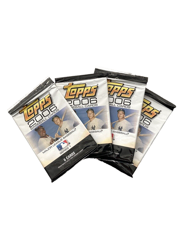 (4) 2006 MLB Topps Baseball 'Series 1' Wax Packs | 6 Cards Per Pack | eBay