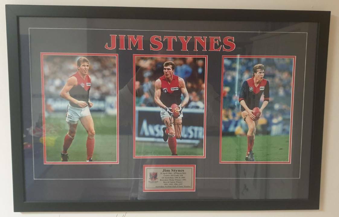 Hand signed jim stynes picture | eBay