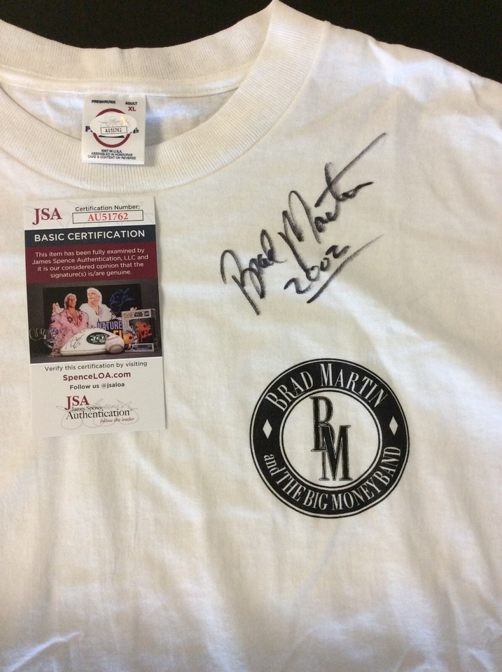 COUNTRY MUSIC SINGER/SONGWRITER BRAD MARTIN AUTOGRAPHED "FAN CLUB 2002 ...