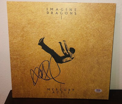 Dan Reynolds Imagine Dragons Mercury Act 1 Signed Vinyl Record Album ...