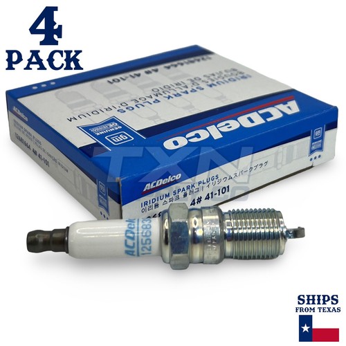 4 Pack Genuine GM ACDelco Iridium Spark Plugs 41-101 | eBay