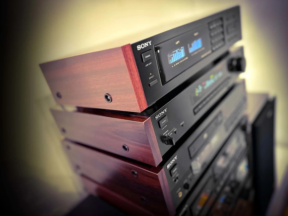SONY HI-FI TOWER 🌈RaRe🌈 Golden Era Vintage ES Stereo Components System ...