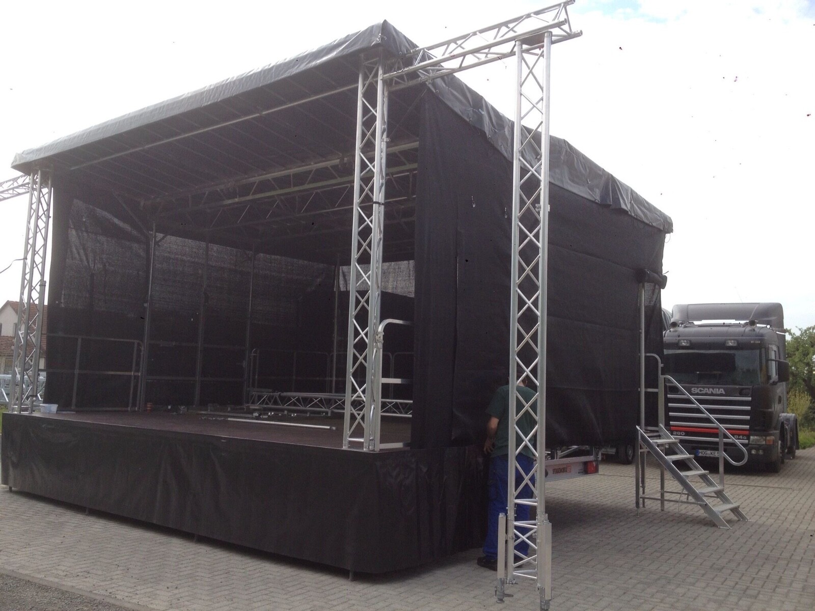 Trailer Stage Stagemobil L Stage Hire Staging Festival Platform Decking ...