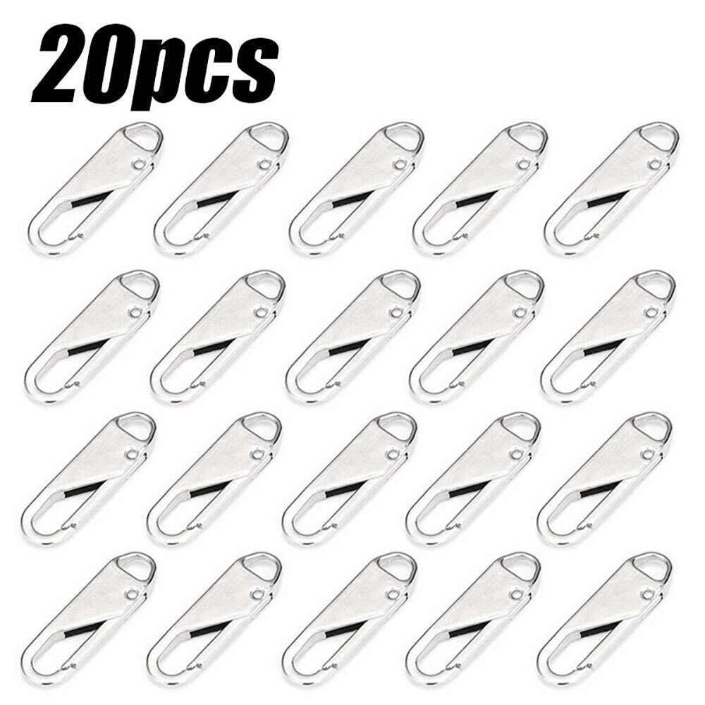 20 PCS Zipper Fixer Repair Pull Tab Instant Kit Bags Zipper Pull ...
