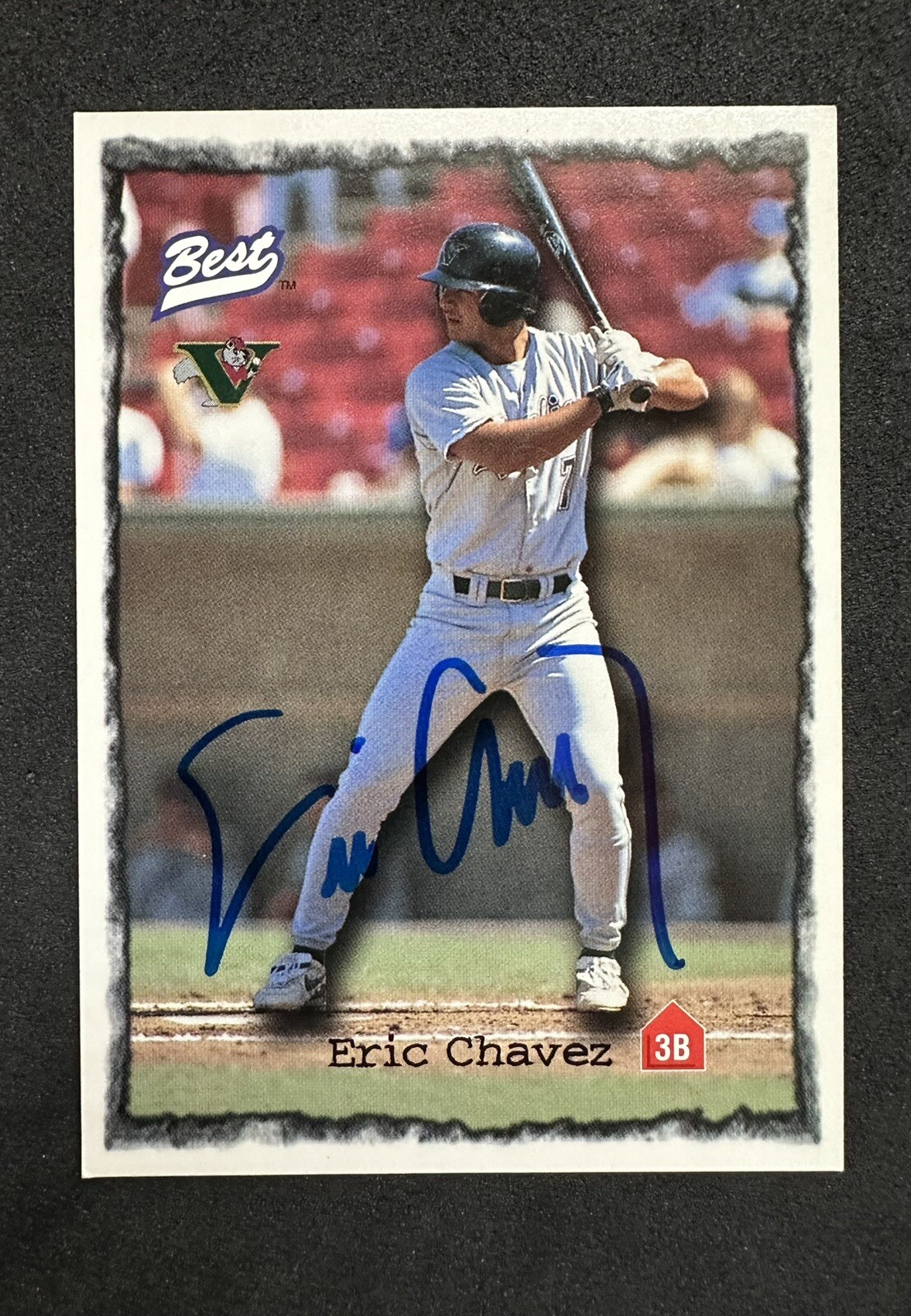 1997 Eric Chavez Best Auto Series Cards A's Athletics Signed Pre Rookie ...