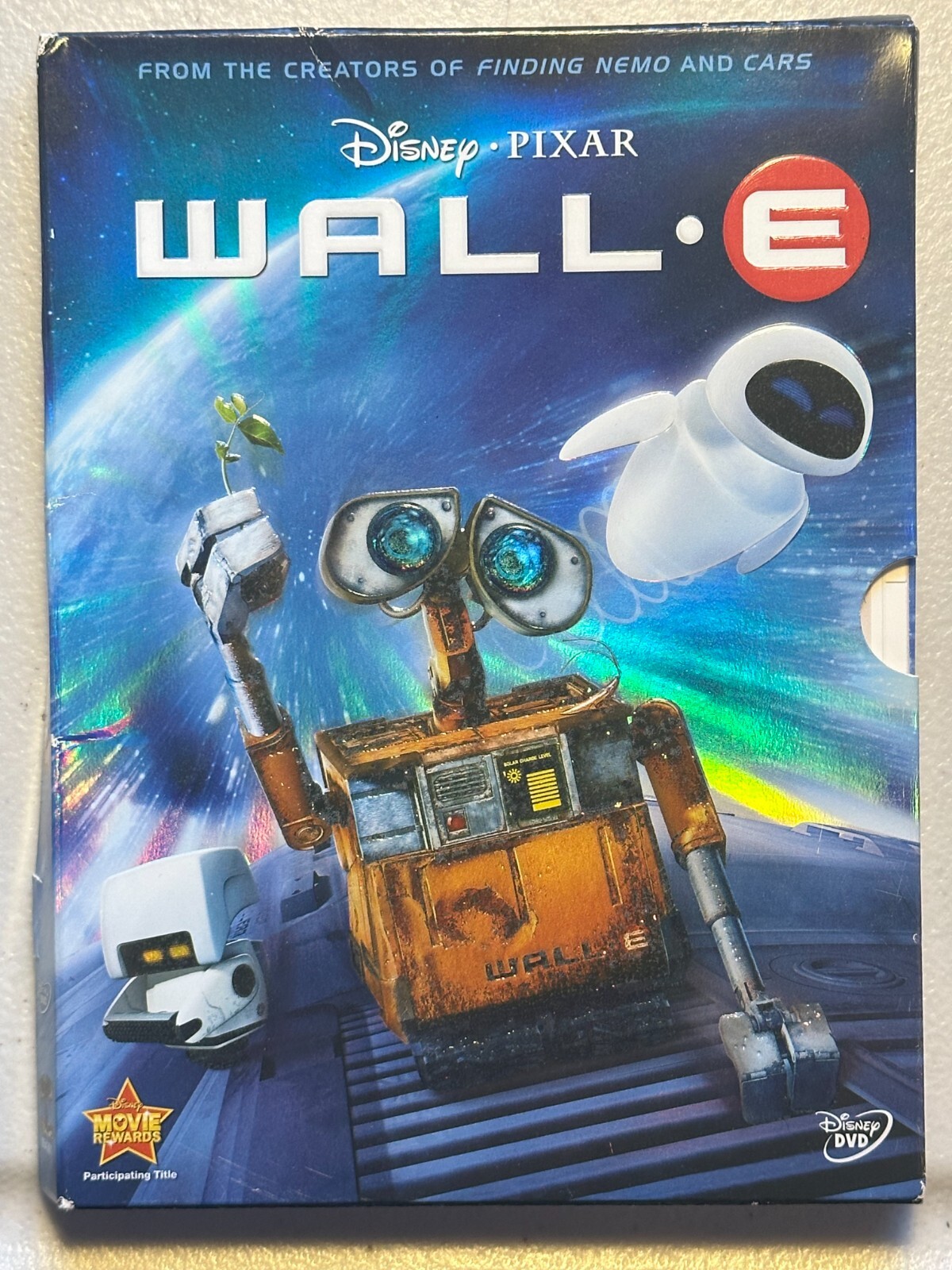 DISNEY PIXAR WALL-E DVD W/BONUS FEATURES 2008 USED TESTED EXCELLENT ...