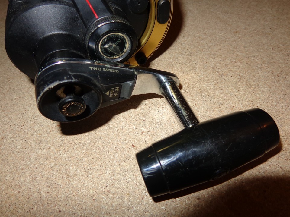 Used Shimano TLD-30 2 Speed Lever-Drag Two-Speed Right-Handed Fishing ...