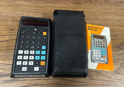 Vtg Melcor SC-535 Calculator Instruction Manual-Untested Charger Not ...