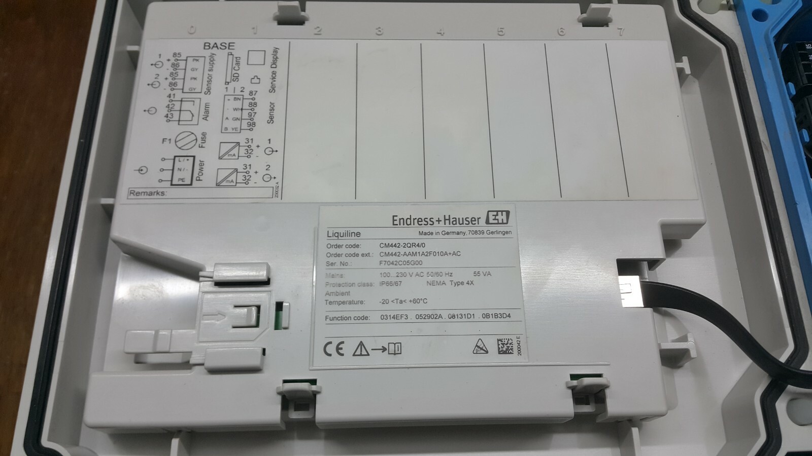 ENDRESS HAUSER LIQUILINE CM442-2QR4/0 CM442-AAM1A2F010A+AC | eBay