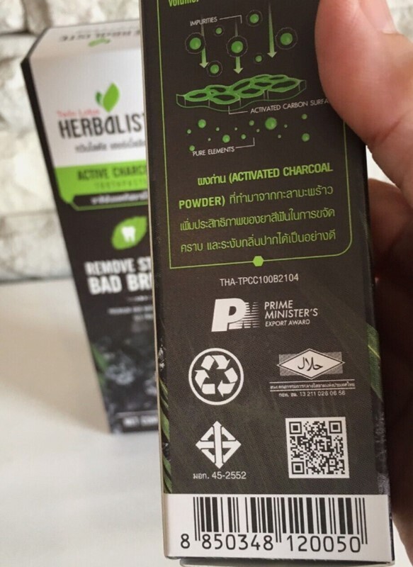 Twin Lotus Active Charcoal Toothpaste Herbaliste Triple Action 100 G X ...