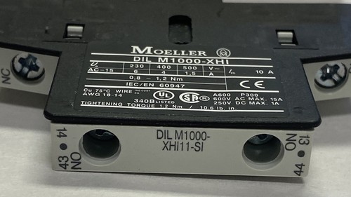MOELLER,DILM1000-XHI11-SI,AUXILIARY CONTACT MODULE NEW | eBay