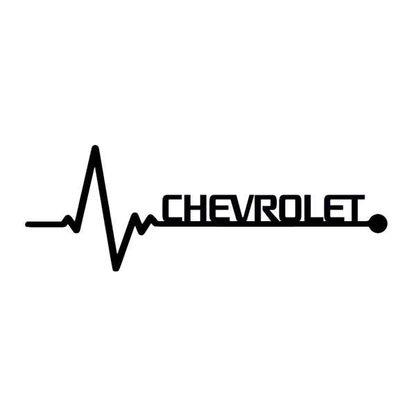 2X Heartbeat Graphic for Chevrolet SUV Truck Car Automotive Decal Vinyl ...