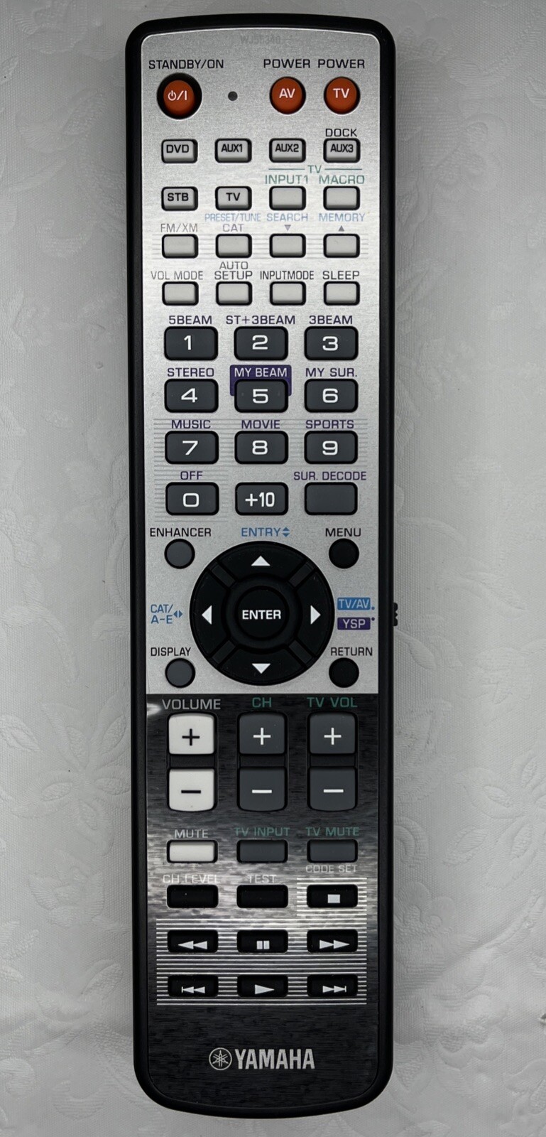 Genuine OEM YAMAHA WJ55340 Remote Control New | eBay