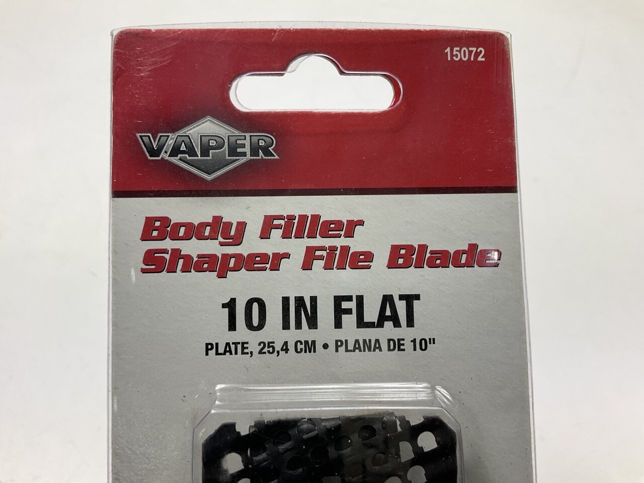 Vaper 15072 Body Filler Shaper File Blade - 10" Flat