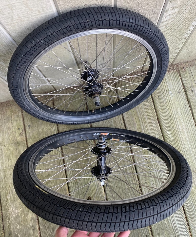 Mid School 48 Spoke 14mm Wheelset Haro Hubs Alex Rims Haro Multisurface ...