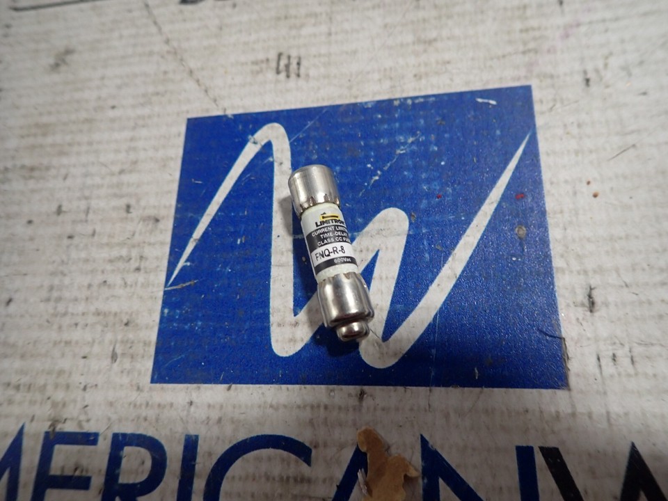 BOX OF 8 New Bussmann FNQ-R-8 FNQR8 8 amp class CC current limiting ...