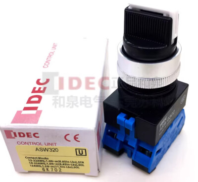 1pcs IDEC Select Rotary Switch ASW320 22mm 2NO | eBay
