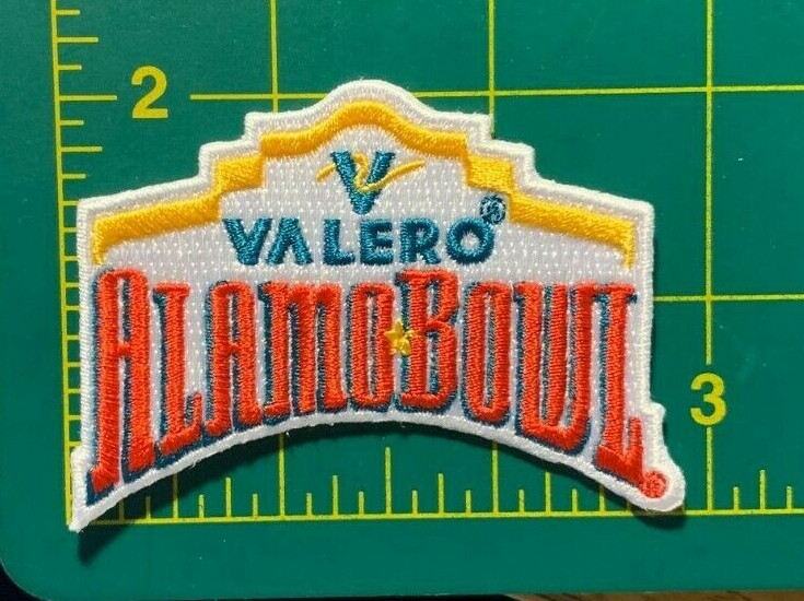 alamo bowl patch valero patch Alamo Bowl patch Valero patch 2 7/8" wide ...