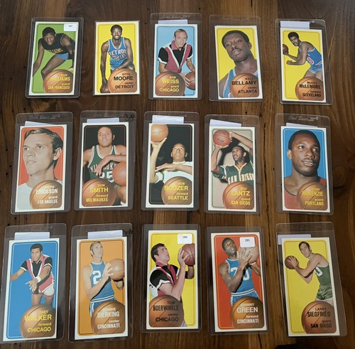 1970 - 1971 Topps Vintage Basketball Lot - 31 cards vg-ex to ex+ | eBay