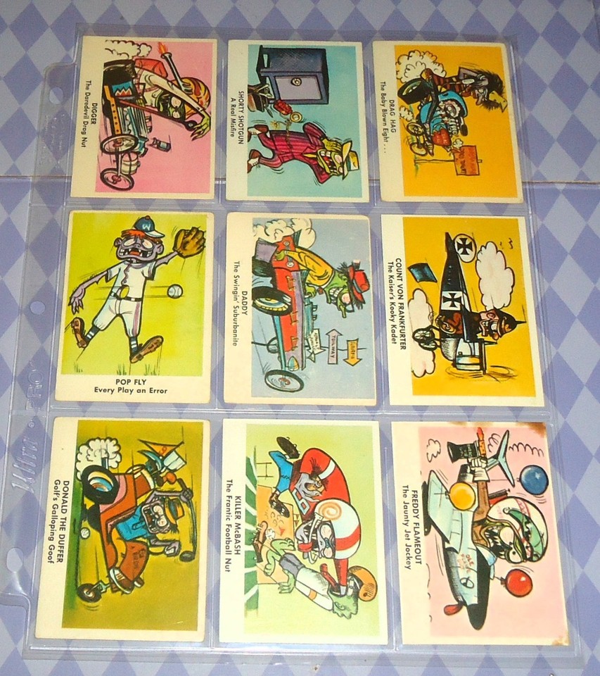 1965 FLEER WEIRD-OHS CARDS COMPLETE SET ORIGINAL OWNER | eBay