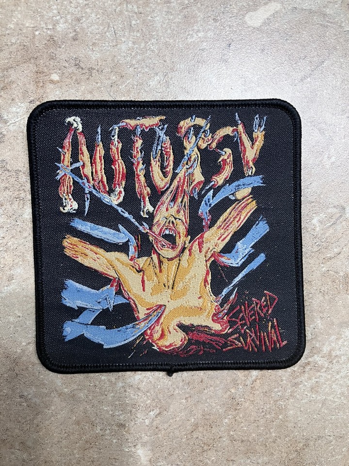 AUTOPSY Severed Survival woven patch | eBay