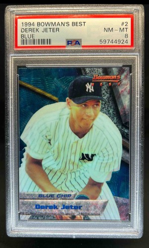 1994 Bowman 's Best Derek Jeter #2 Yankees PSA 8 | eBay