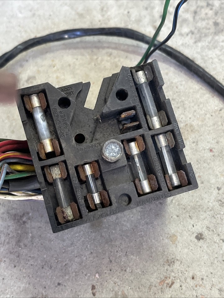 1968 Ford Torino Fairlane Ranchero Cobra Dash Main Fuse Box Wiring ...
