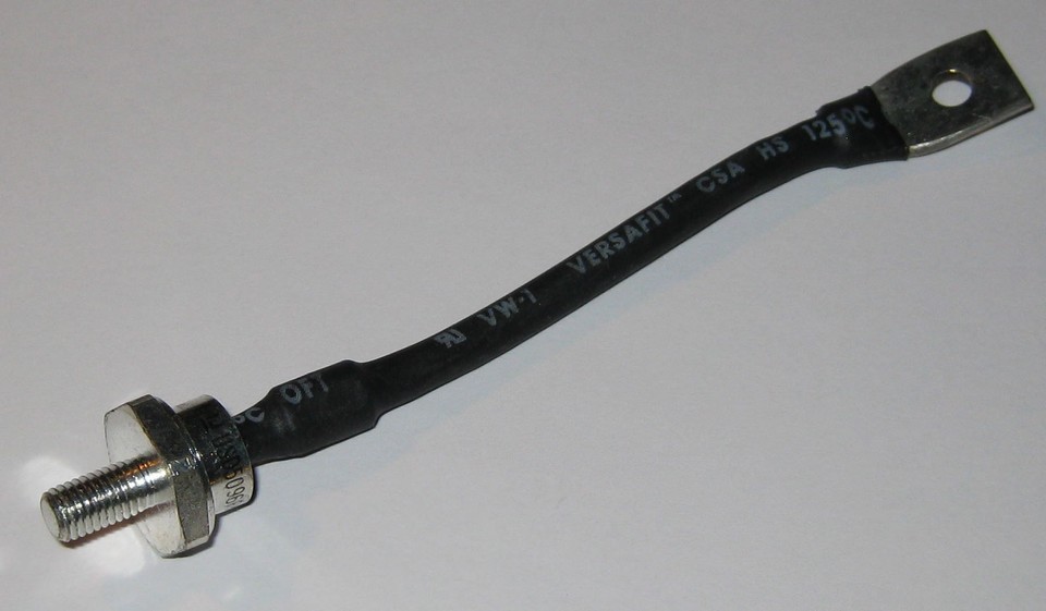 35 Amp 35 Volt Stud Mounted Diode with Wire and Lug - Wind and Solar ...