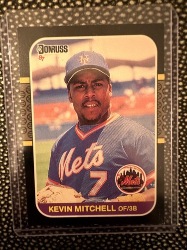 1987 Donruss 599 Kevin Mitchell New York Mets RC Baseball Card | eBay