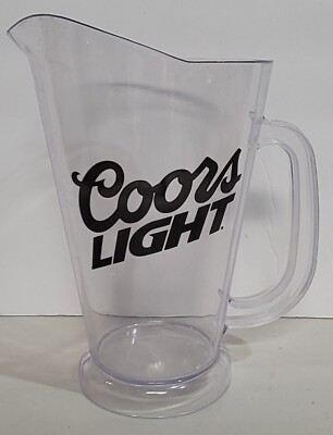 Vintage Coors Light Beer Pitcher with Ice Compartment Plastic 9" TALL ...