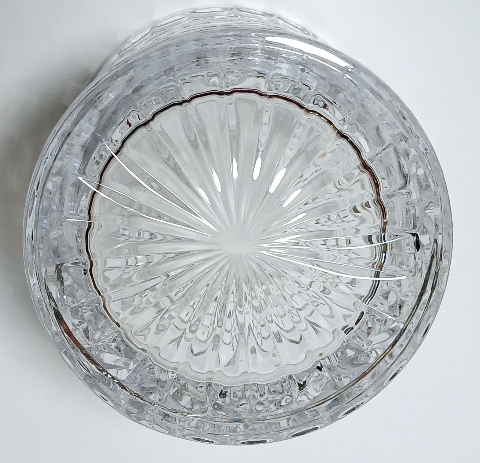 Godinger Dublin Crystal Collection Cut Glass Biscuit Barrel Lidded ...