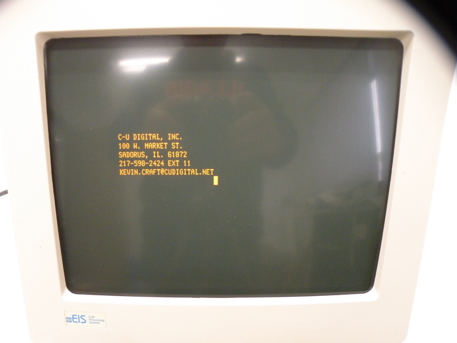 ADDS 4000/260 EIS VIDEO TERMINAL & KEYBOARD NEW AMBER CRT REPAINTED ...