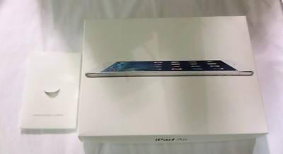 *EMPTY BOX* Apple iPad Air WiFi 16B Silver MD788LL/A With Sticker ...