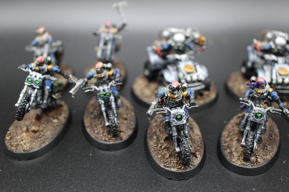 Warhammer 40k Genestealer Cult Atalan Jackals Unit Painted | eBay