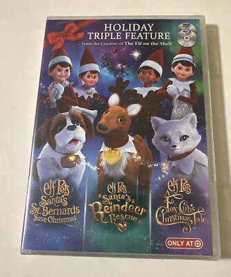 The Elf on the Shelf Elf Pets Triple Pack Holiday DVD New | eBay