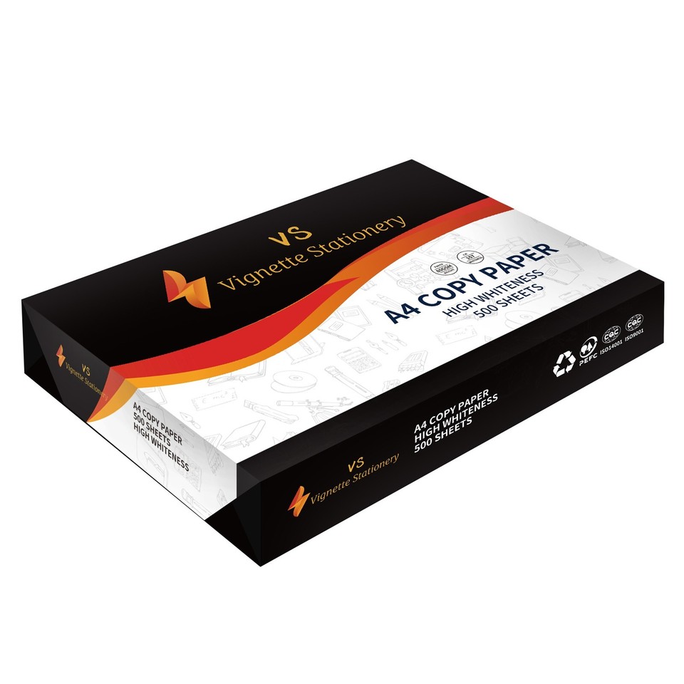 A4 Print Copy Paper Carton 2500 Sheets 5 Reams Ultra White 80GSM 500 ...