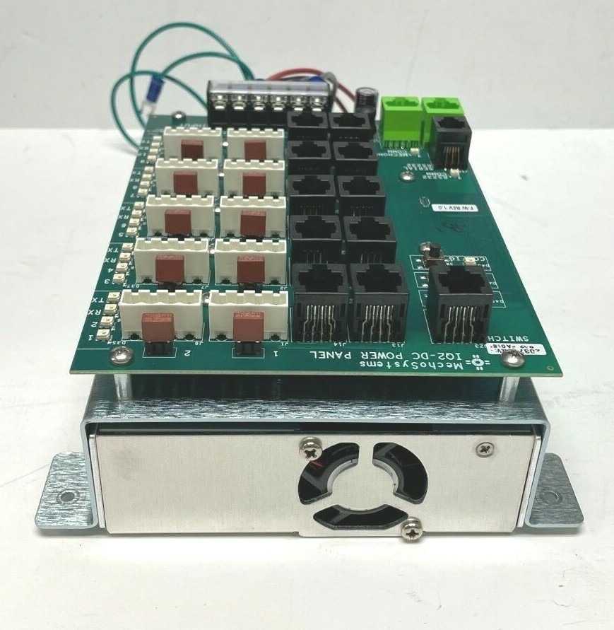 MECHNO SYSTEMS IQ2-DC POWER PANEL (WITH MEAN WELL RSP-500-24 POWER ...