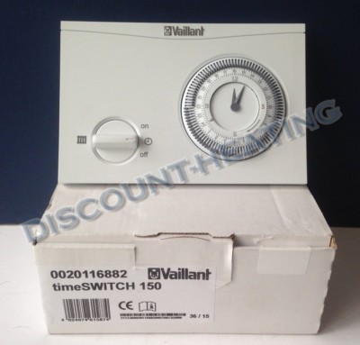 VAILLANT ECOTEC 150 MECHANICAL PLUG IN TIMER / PROGRAMMER 0020116882 ...