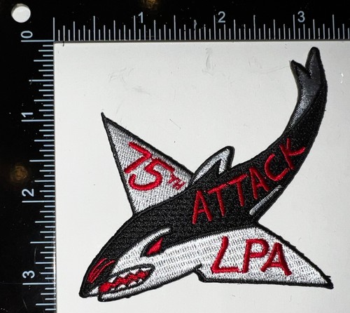 USAF US Air Force 75th Fighter Attack Squadron Sharks LPA Patch | eBay