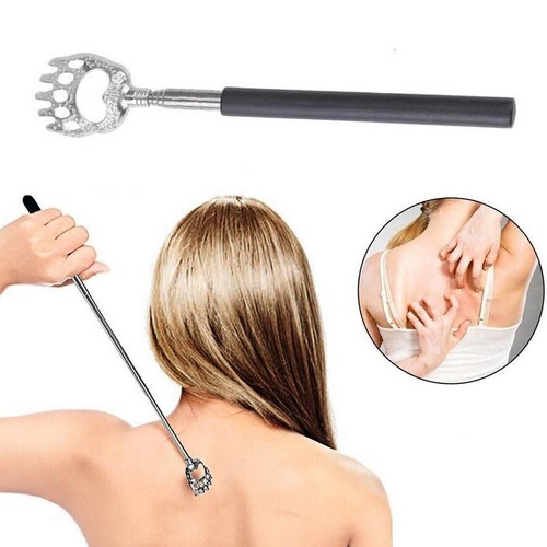 Extendable Metal Back scratcher claw telescoping Relax massager Unisex ...