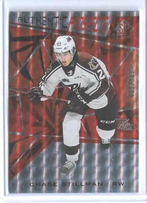 2021-22 UPPER DECK SP GAME USED CHASE STILLMAN ROOKIE CARD #20 ~ 499/ ...