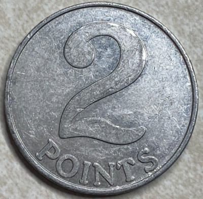 2 Points Skillful winner Arcade Game Trade Token T4773 | eBay