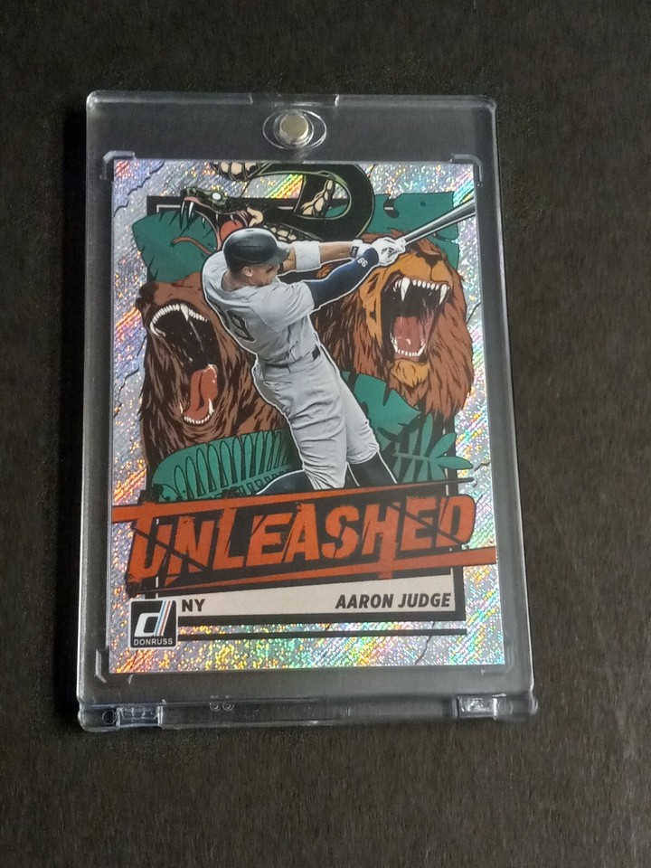 AARON JUDGE SILVER SHIMMER PRIZM REFRACTOR UNLEASHED INVESTMENT MVP ...