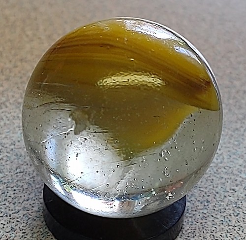 Master Marble Large TIGER EYE marble-.98", Mint-/NM+, 1 chunk Debris on ...