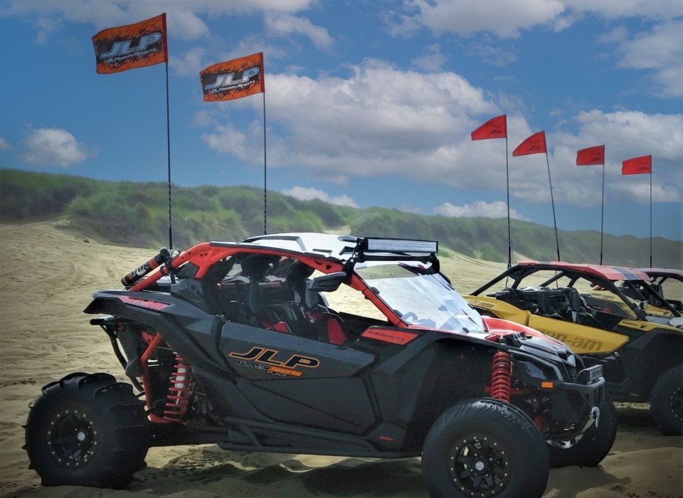 JLP Flag 19x12 In Decorative visibility wind resistance Go Kart Felix ...