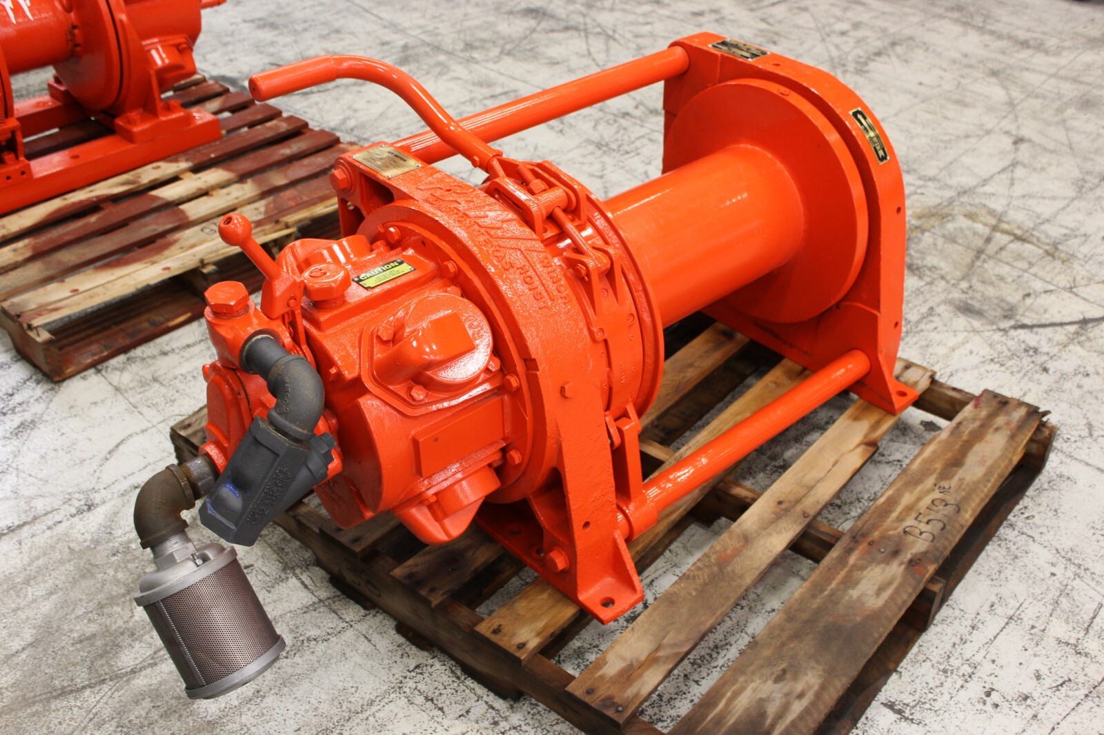 INGERSOLL RAND HUR40 AIR WINCH - 4000 LBS AIR TUGGER - REBUILT (SN # 1 ...