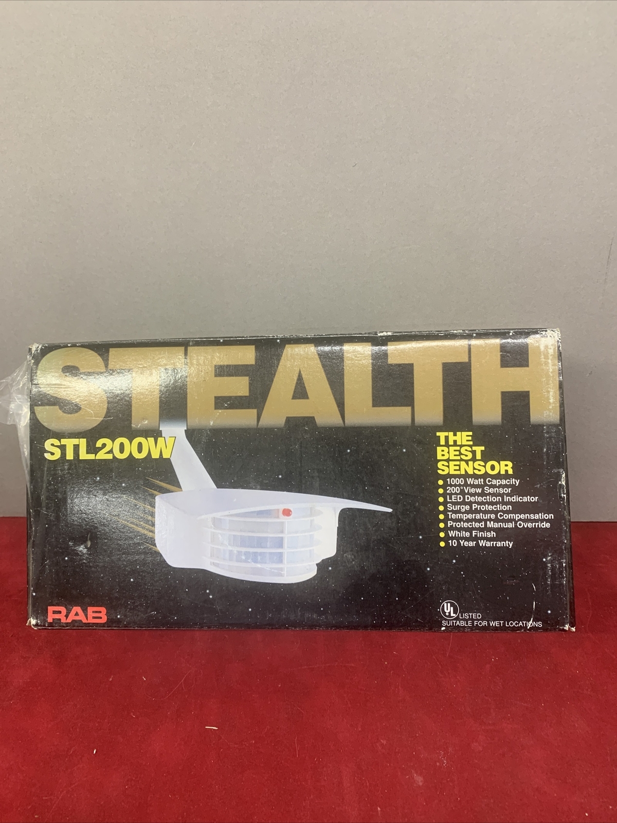 RAB Lighting STL200W Stealth Sensor Plastic 200 Degrees View Detection ...