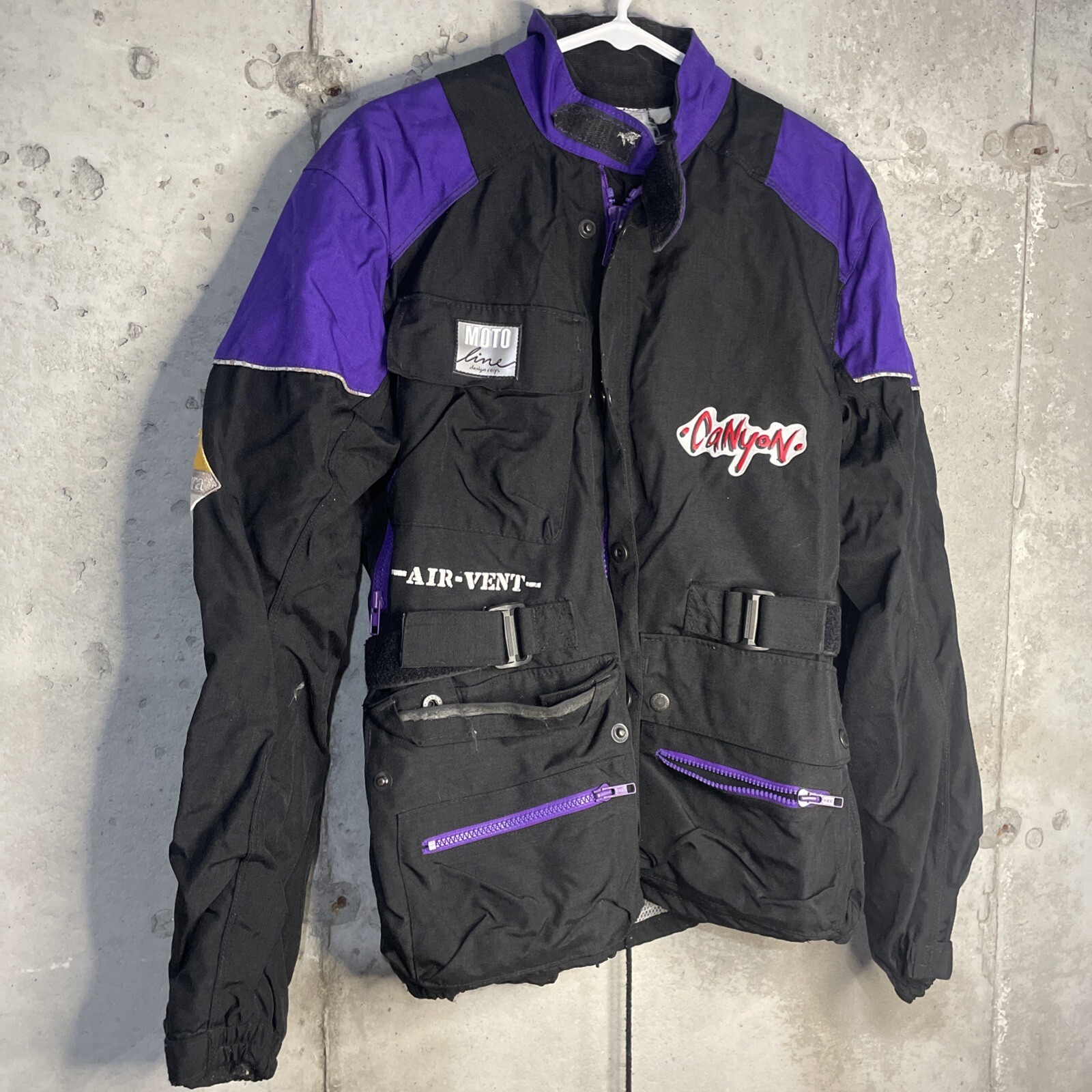 Motoline Designs Canyon Purple Motorcycle Jacket Size… - Gem